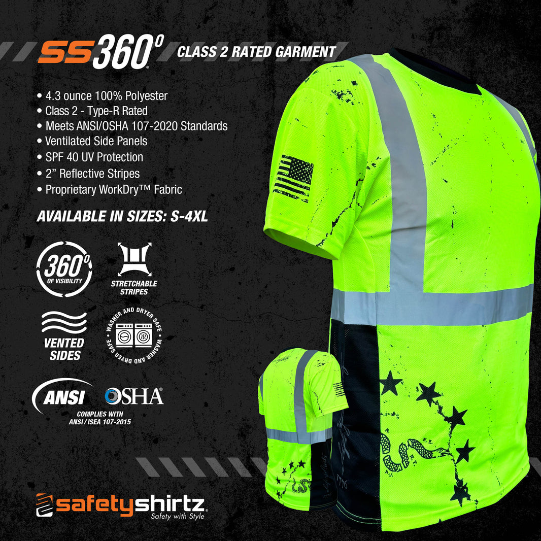SS360 Class 2 and Class 3 Tees – SafetyShirtz